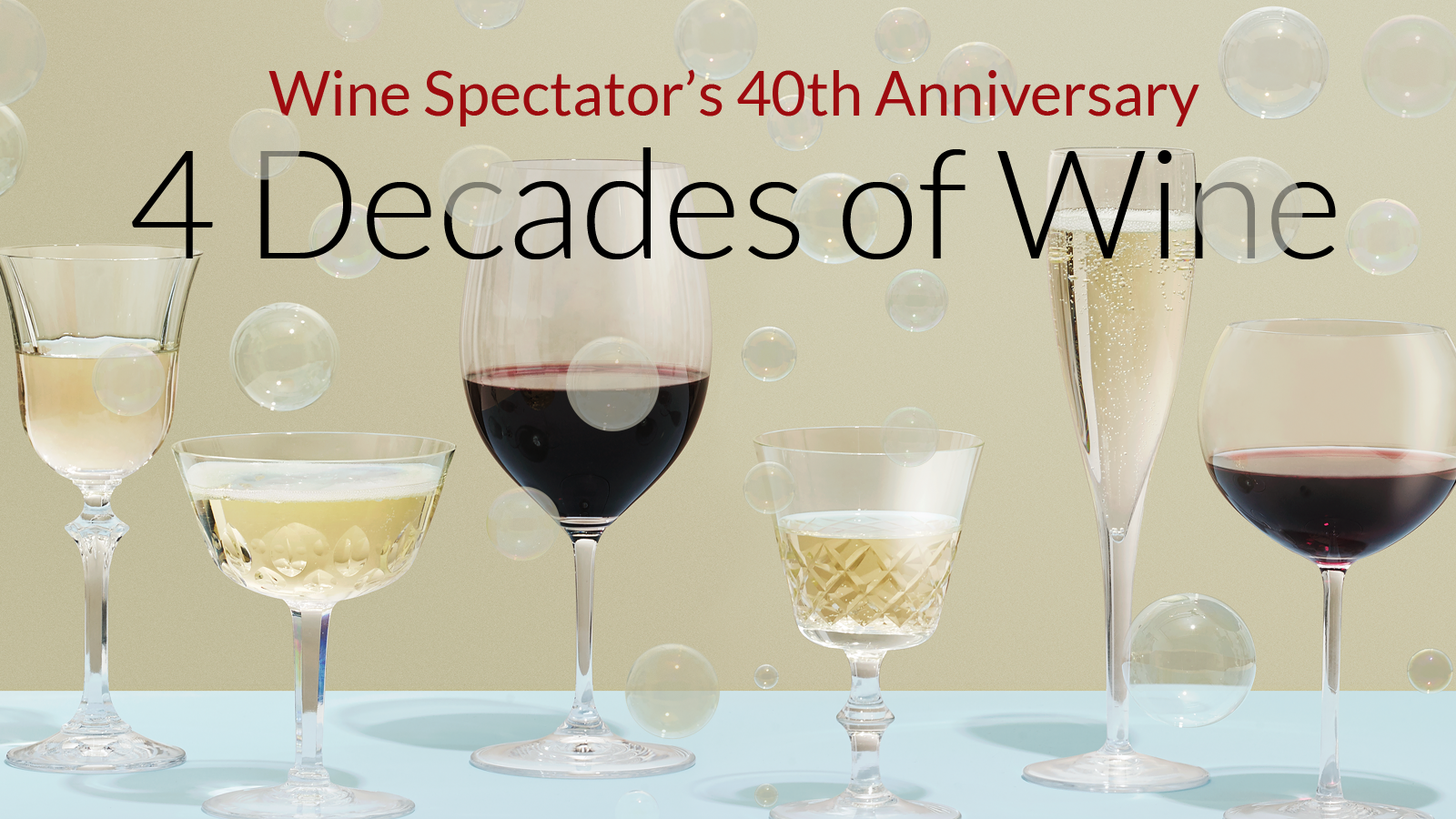 Four Decades of Wine | Wine Spectator's 40th Anniversary